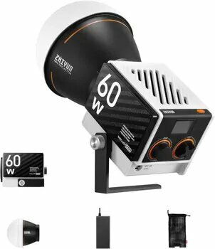 Лампа для фотосъемки Многофункциональная Zhiyun MOLUS G60 2700-6500K 60Вт(ZY Vega APP), черный