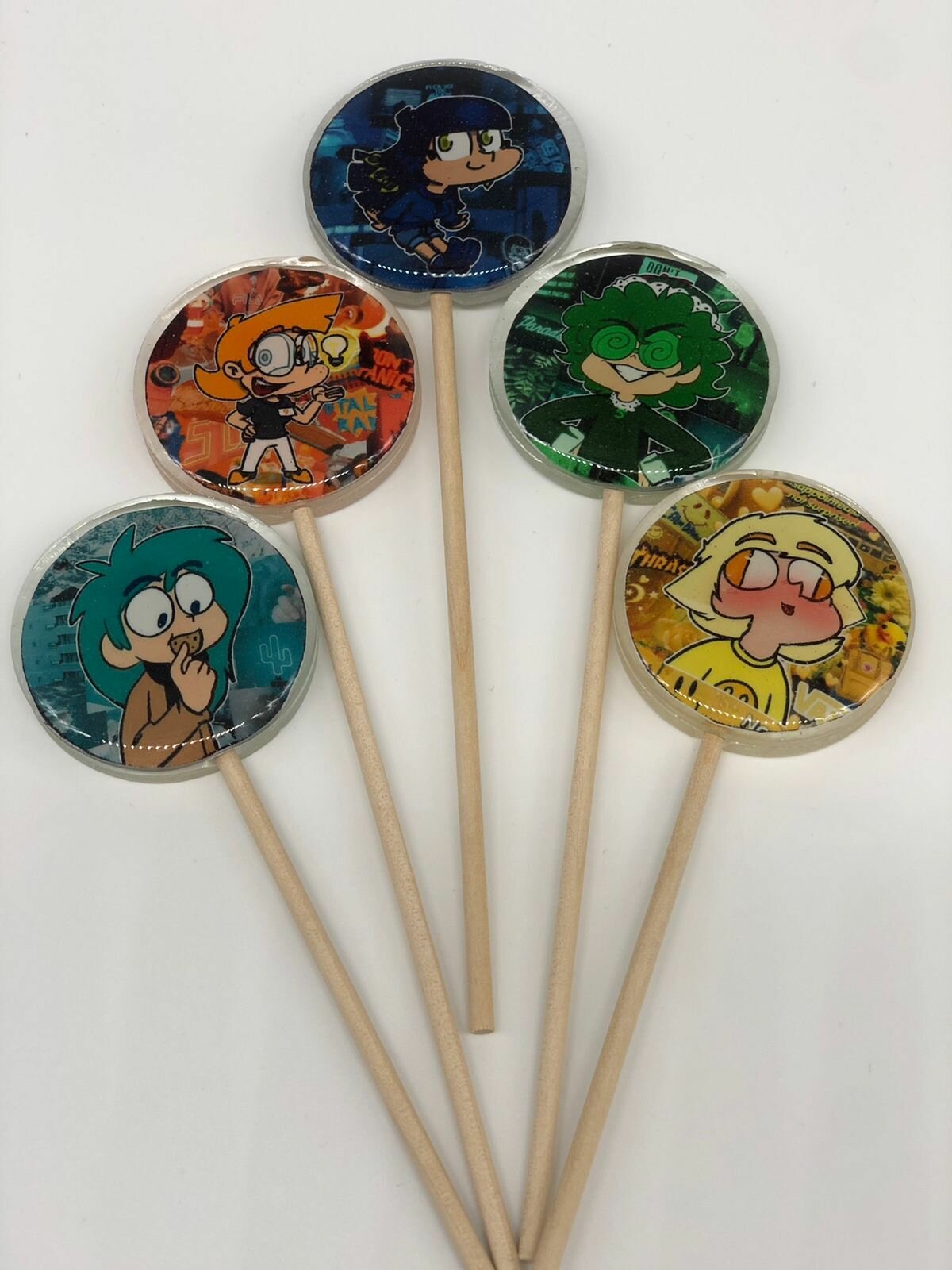 Леденец на палочке Набор 13 Карт № 1 (5 штук)