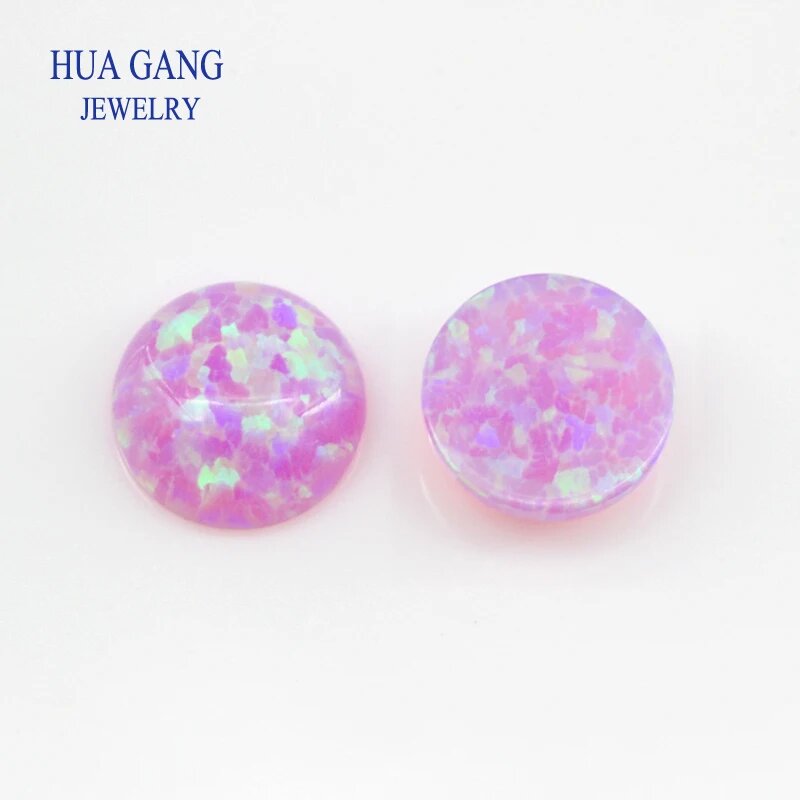 Синтетический опал, бусины, круглые, разноцветные, 3-8 мм Фиолетовый, 6.0mm-10pcs, OP10