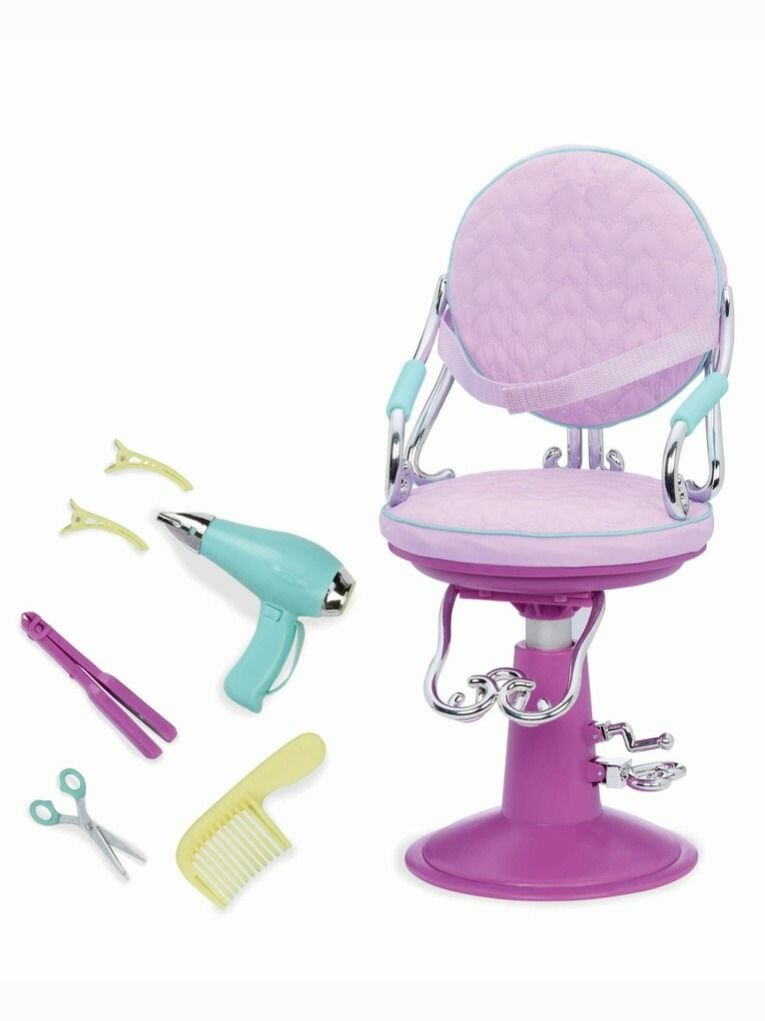 Кресло парикмахерское для куклы 46 см Our Generation с аксессуарами