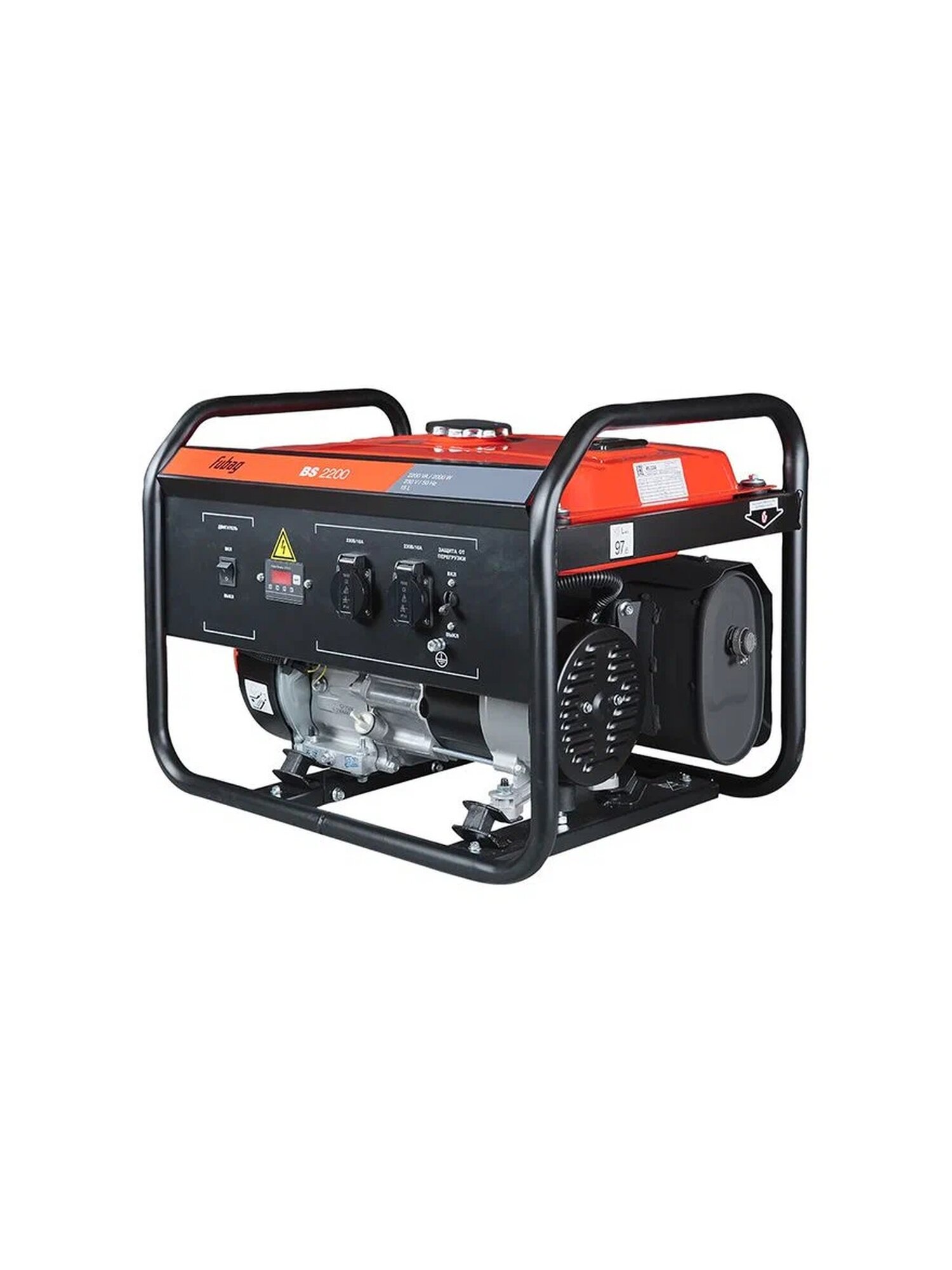 Генератор Fubag BS 2200, 2 кВт, 4-тактный, ручной запуск, IP23