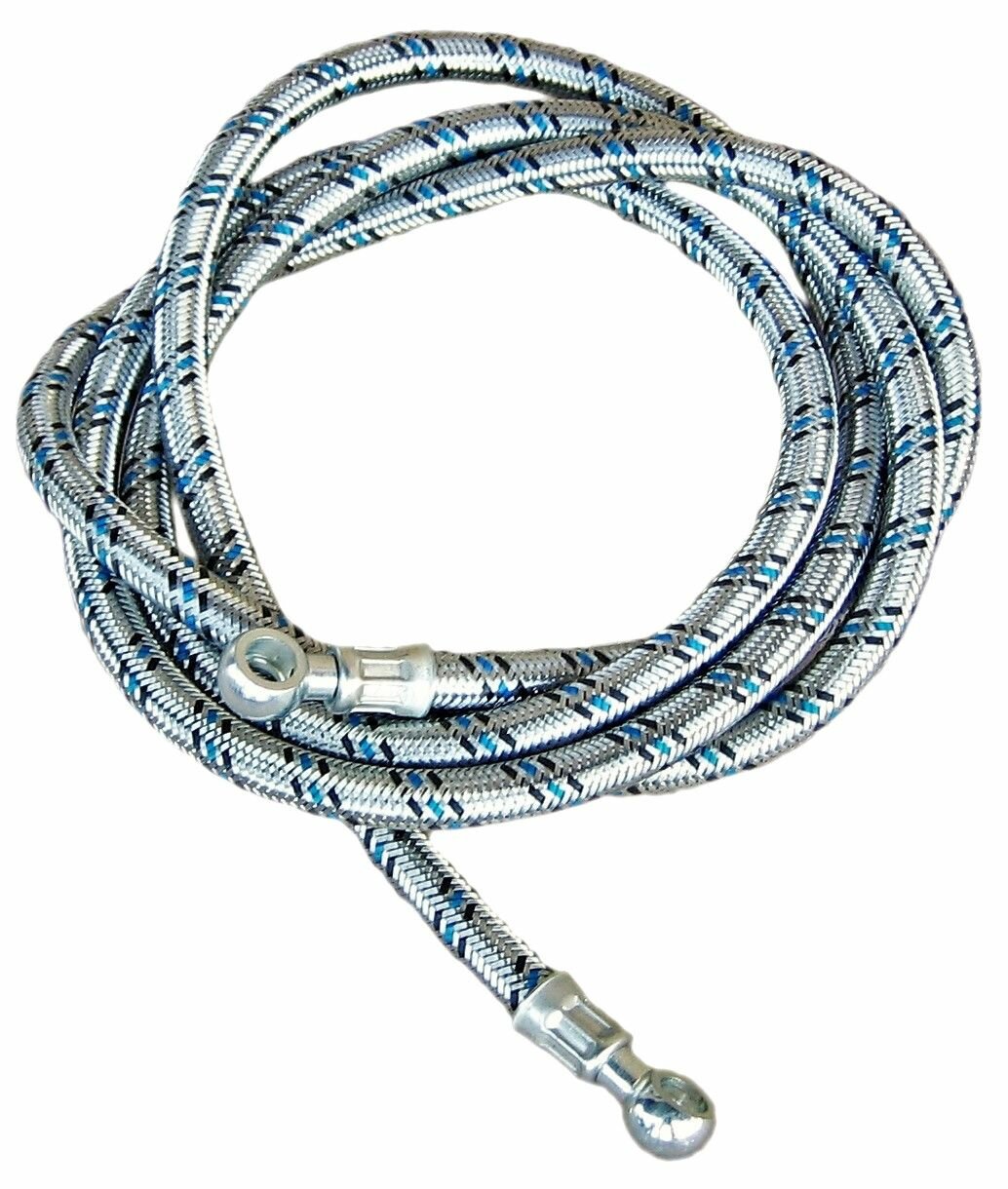 Топливопровод слива 70-1104180, металлическая оплётка, для двигателя д-240, для колесных тракторов и экскаваторов МТЗ