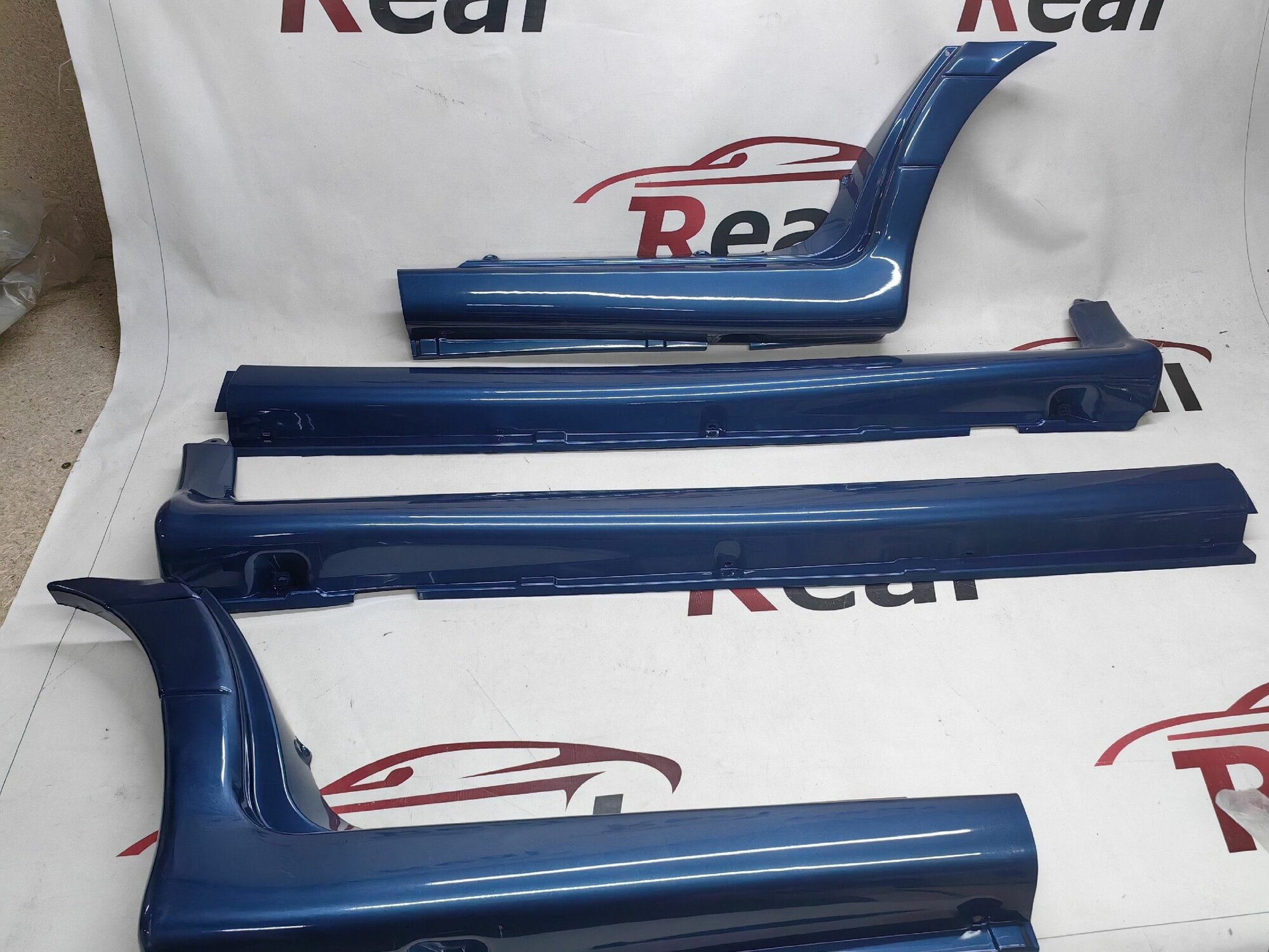 Облицовка порога (накладки на пороги пластиковые) для 2114,2115 комплект 4шт Цвет №448 "Рапсодия"