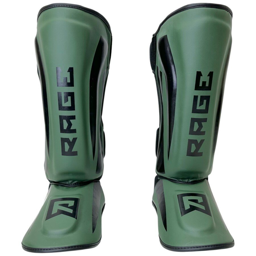 Защита голень-стопа Rage хаки, M