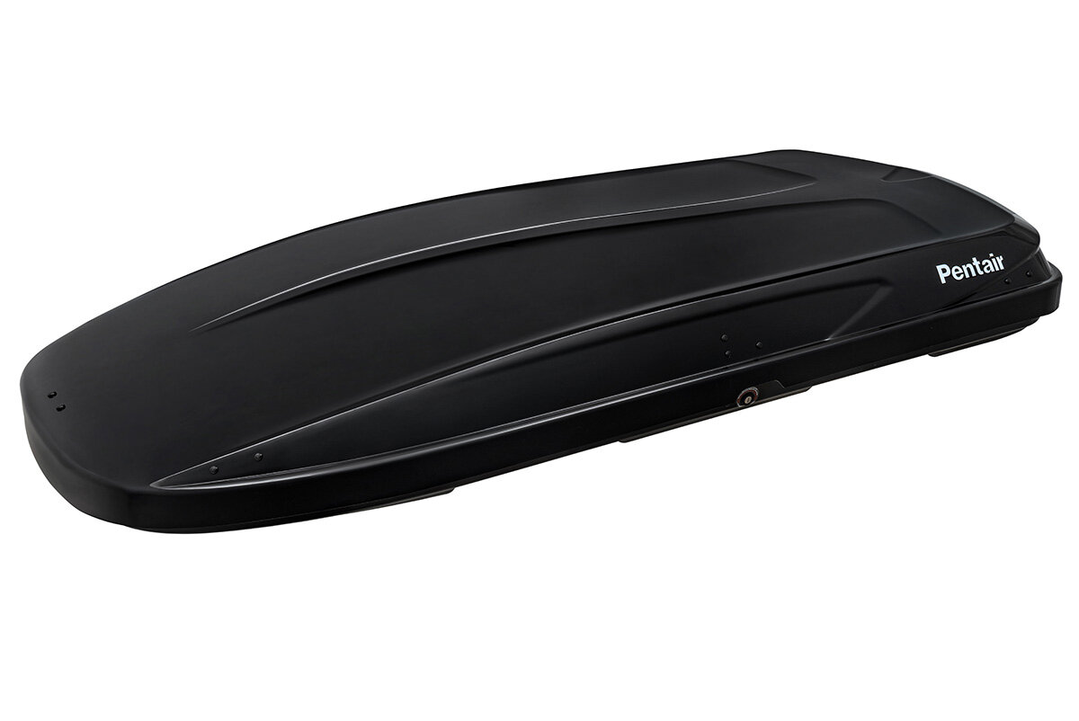 Бокс автомобильный на крышу Pentair RESORT 380 л черный глянец, двусторонний