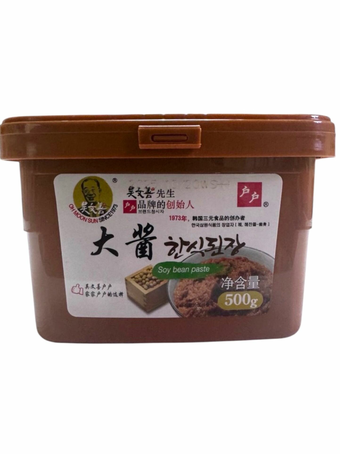 WuWenShan Корейская соевая паста 500 гр / коричневая