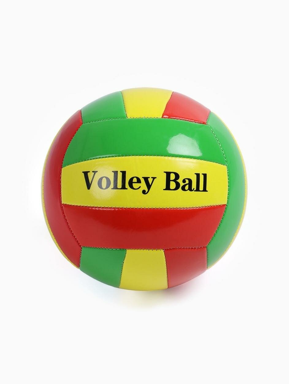 Мяч волейбольный, размер 5, камера PVC, машинная сшивка, цвета микс