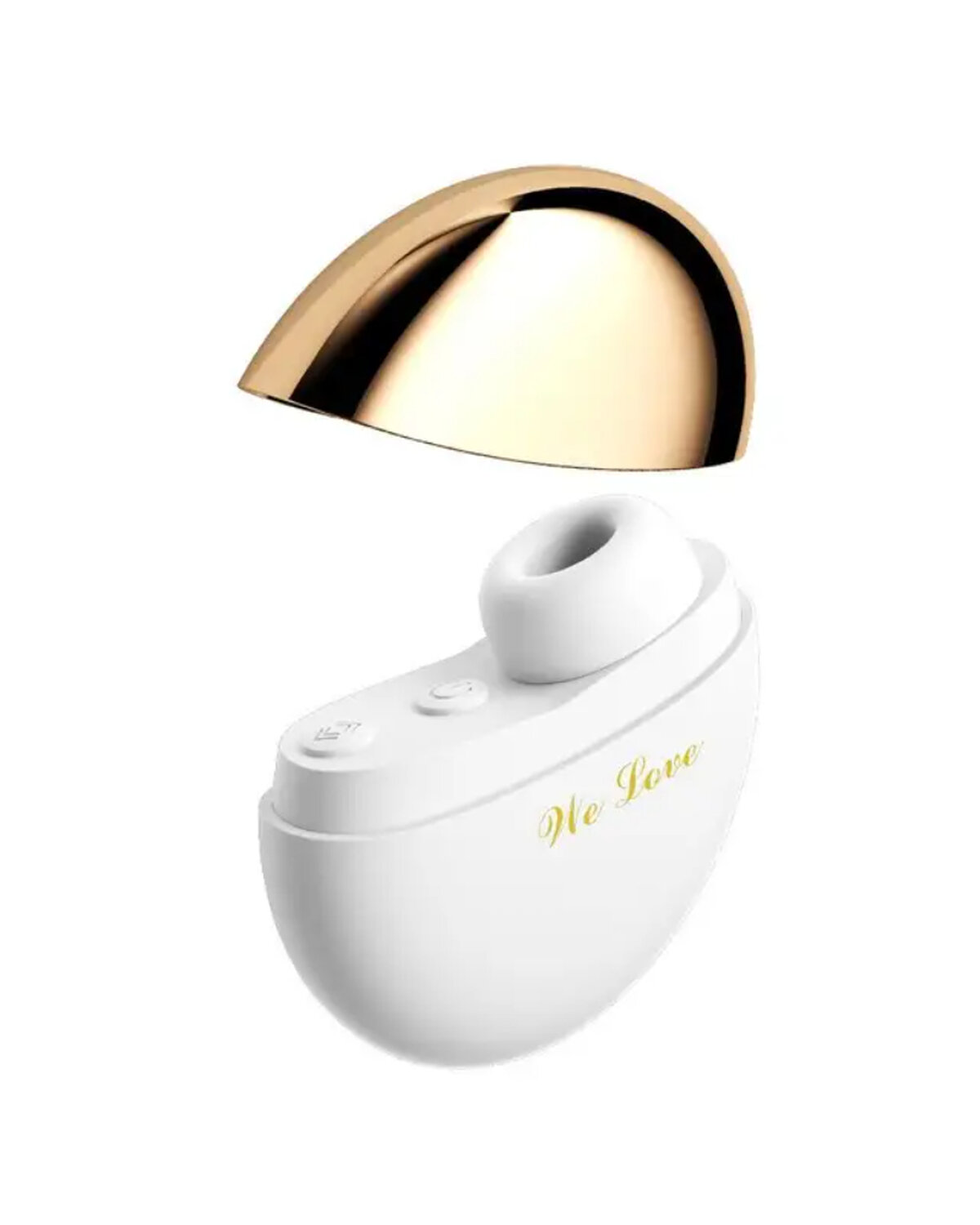 Мини вакуумный вибратор для женщин 10 режимов, 3 уровня мощности, бесшумный, карманный, волновая стимуляция, белый