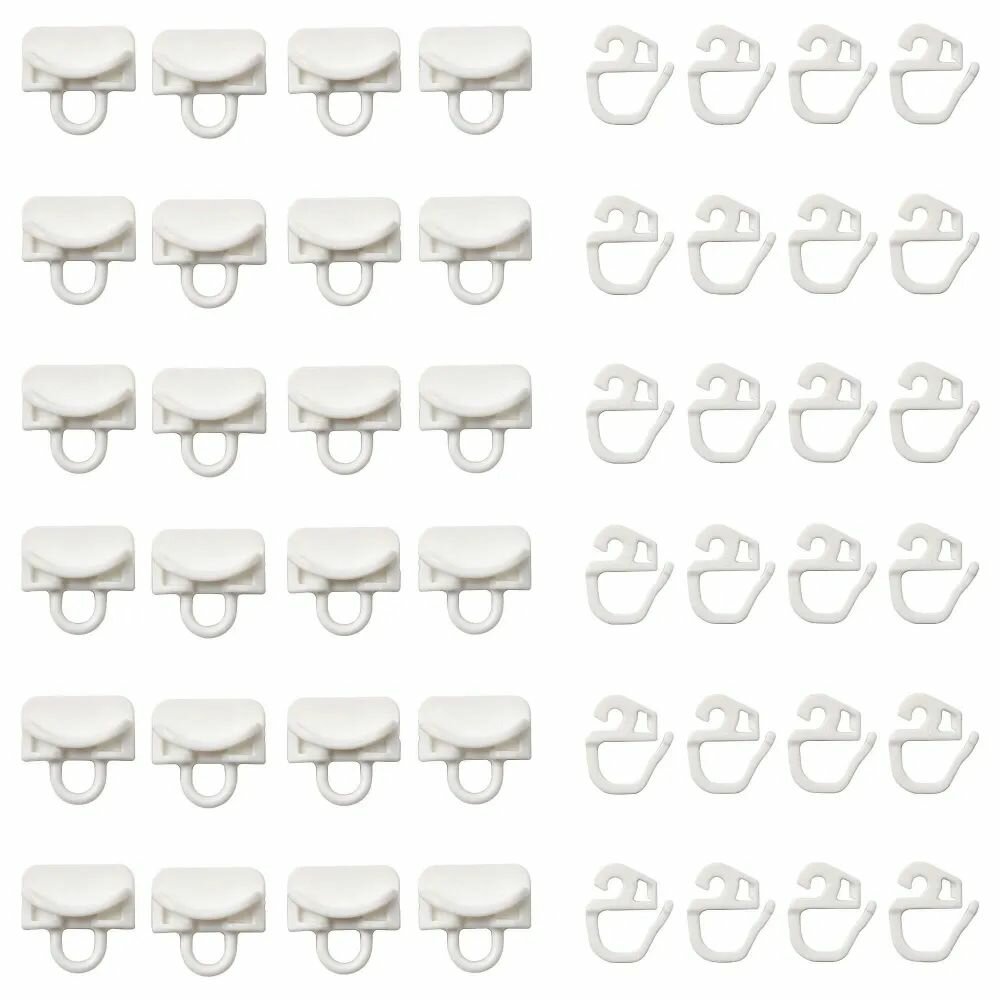 IKEA VIDGA Набор рулетки и крючков белый