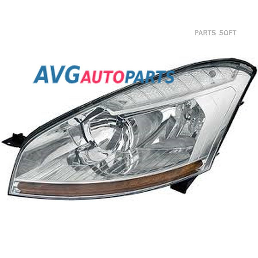 Фара электрорегулировка+корректор 06-10 левая TYC ED от официального дистрибьютора, AVG, артикул 05380141PT
