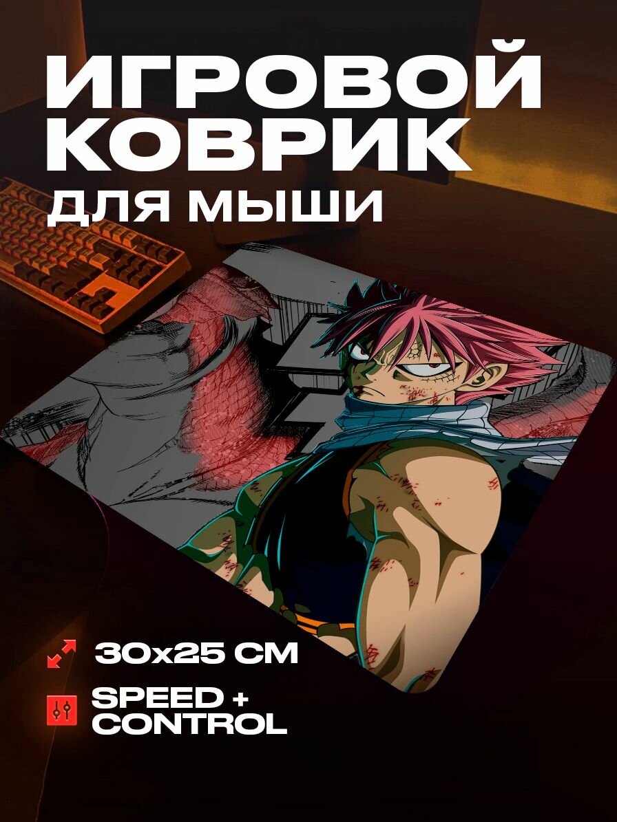 Коврик для мыши игровой Fairy tail 30x25 см ProSleeves