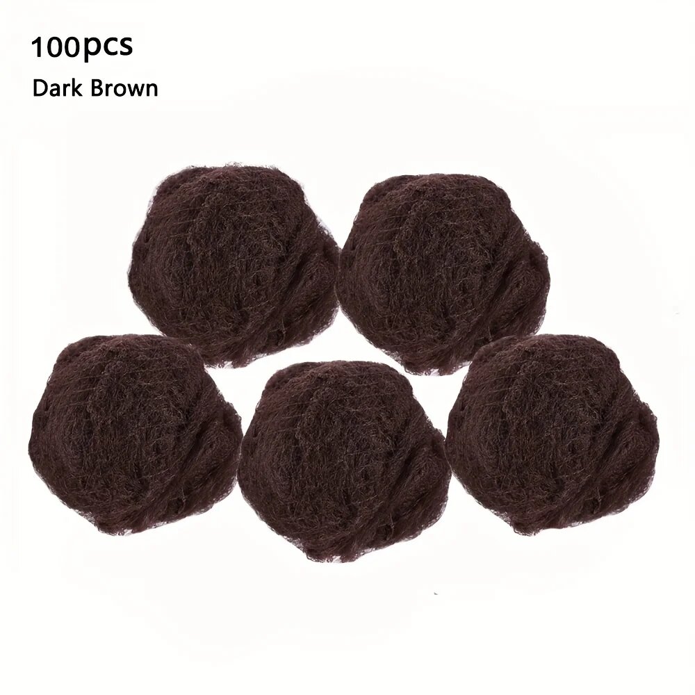 Сетки для волос 100 шт. Dark Brown