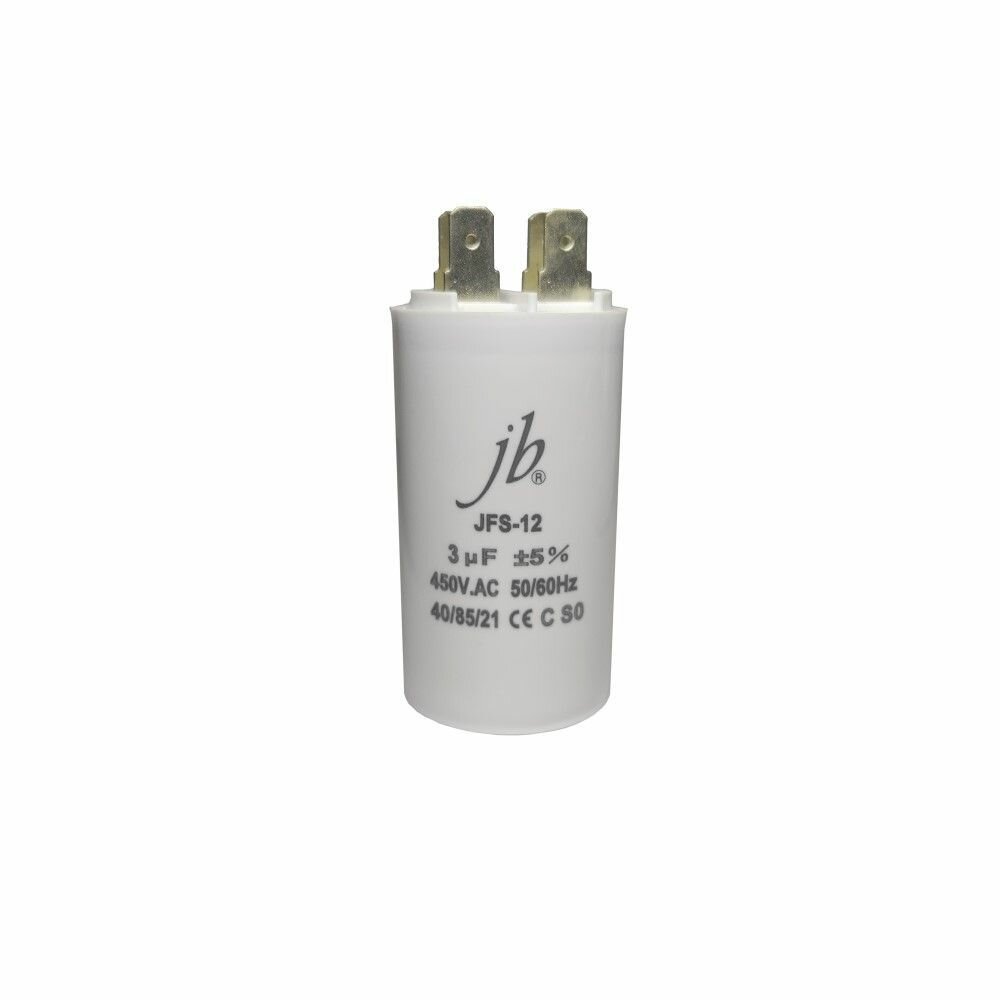 3мкФ, 450В, 5%, 35х65, JFS-12 (CBB60-A) (клеммы), Конденсатор пусковой