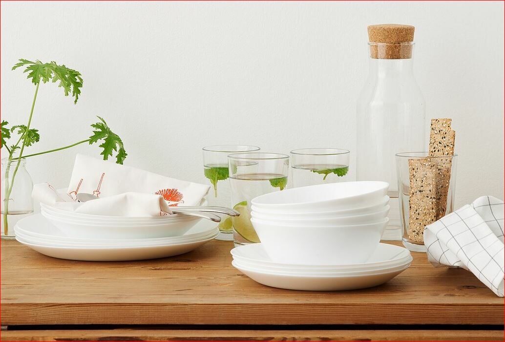 Миски Офтаста икеа 4 штуки, диаметр 15см