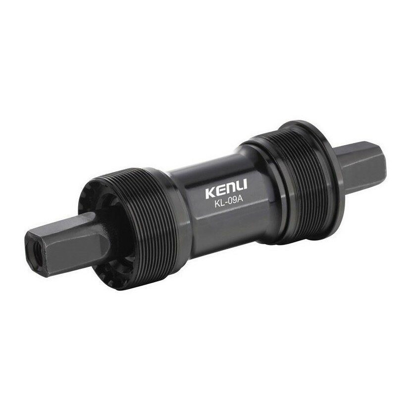 Каретка KENLI KL-09A 68/127 мм, BSA под квадрат, промподшипники, чашки и корпус - алюминий