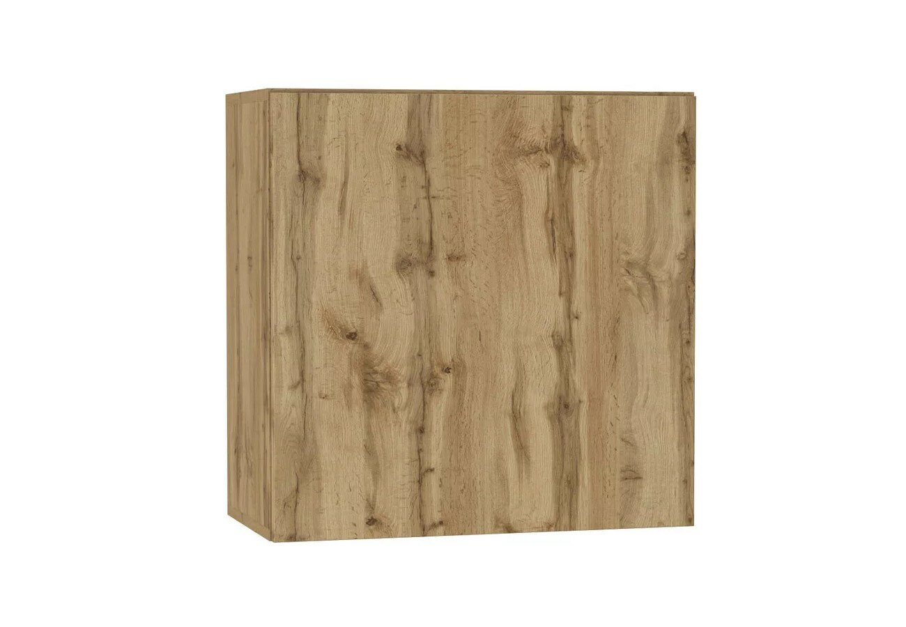 Шкаф пенал навесной POINT-60, цвет Дуб вотан, 60х60х29 см, МДФ, ЛДСП