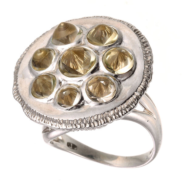 Кольцо, серебро, 925 проба