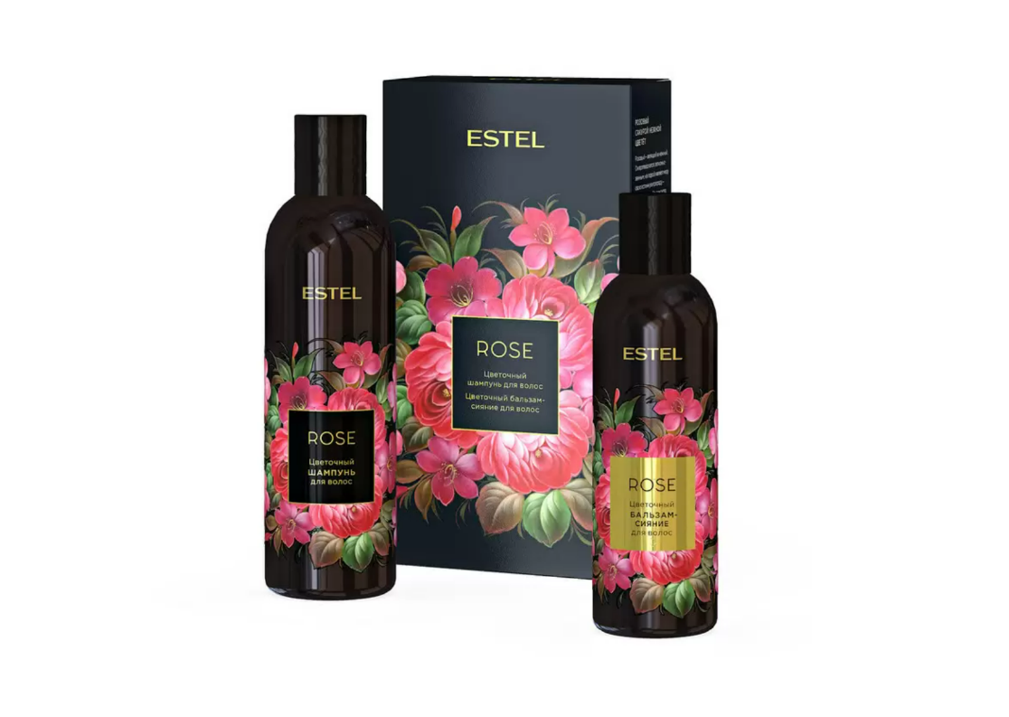 Подарочный набор ROSE для ухода за волосами ESTEL PROFESSIONAL цветочный 250+200 мл
