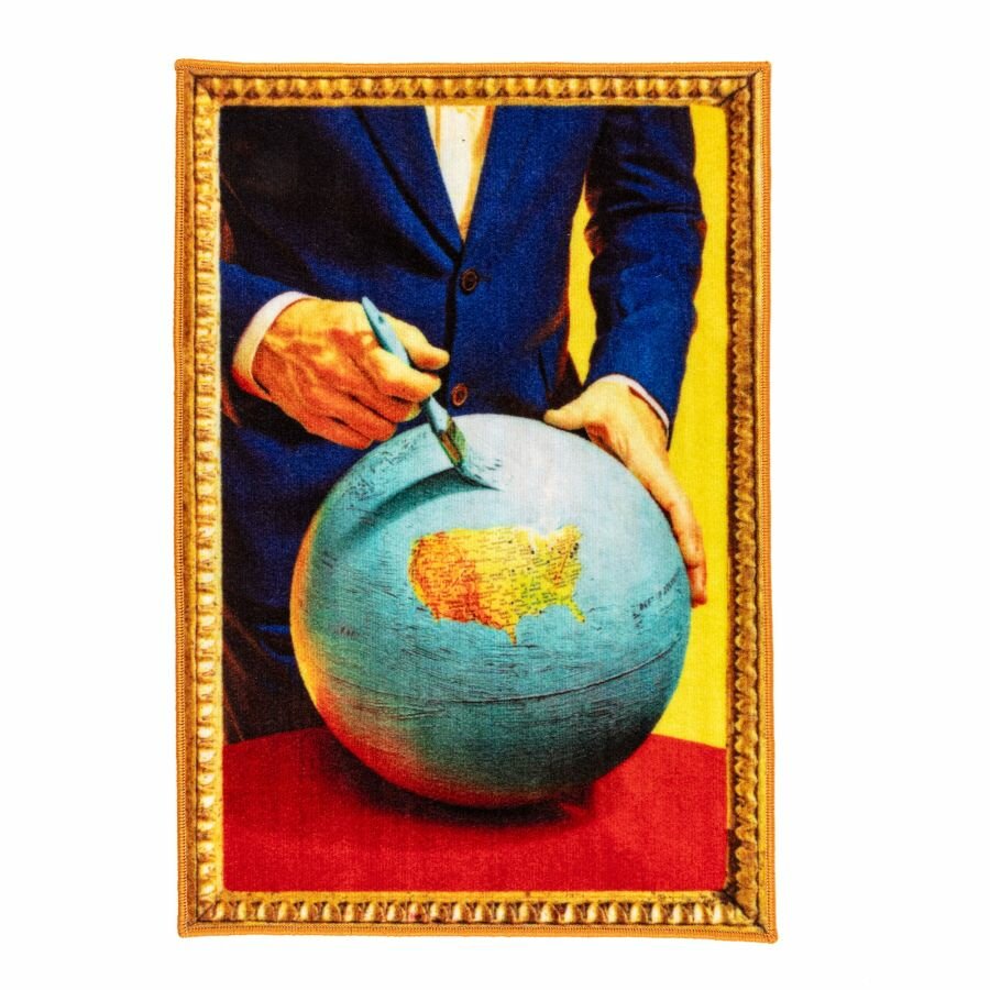 Коврик Seletti Toiletpaper Rugs Globe 18194