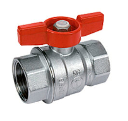 TECE Кран шаровой 1" ВР/ВР, бабочка, хром 13300009