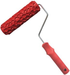 Декоративный Жесткий Резиновый Валик шагрень Stmdecor EG327T 18см.