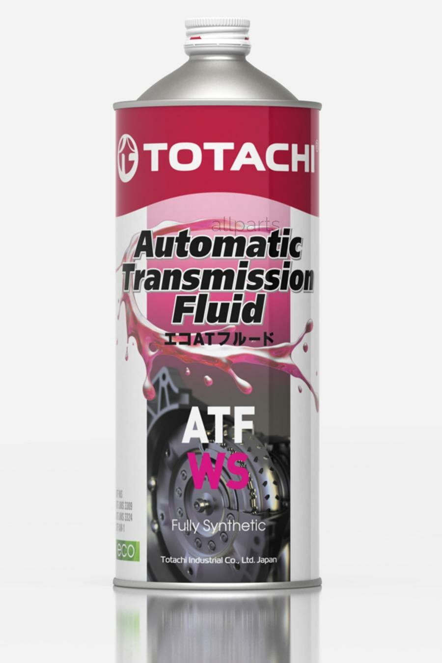 TOTACHI 20801 Масло трансмиссионное синтетическое TOTACHI ATF WS 1л