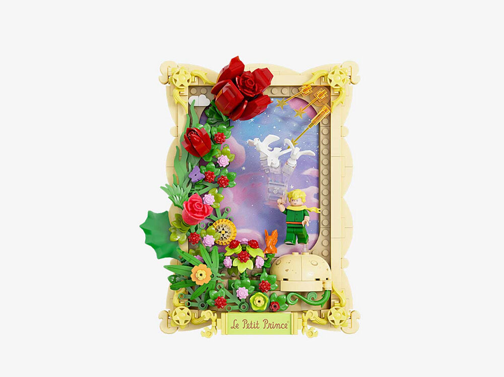 Конструктор Pantasy The Little Prince 86313 Конструктор Картина с Маленьким Принцем и Розой