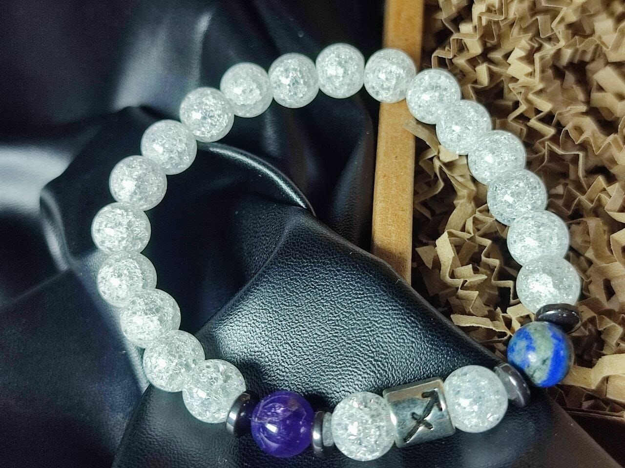 Браслет, лазурит, содалит