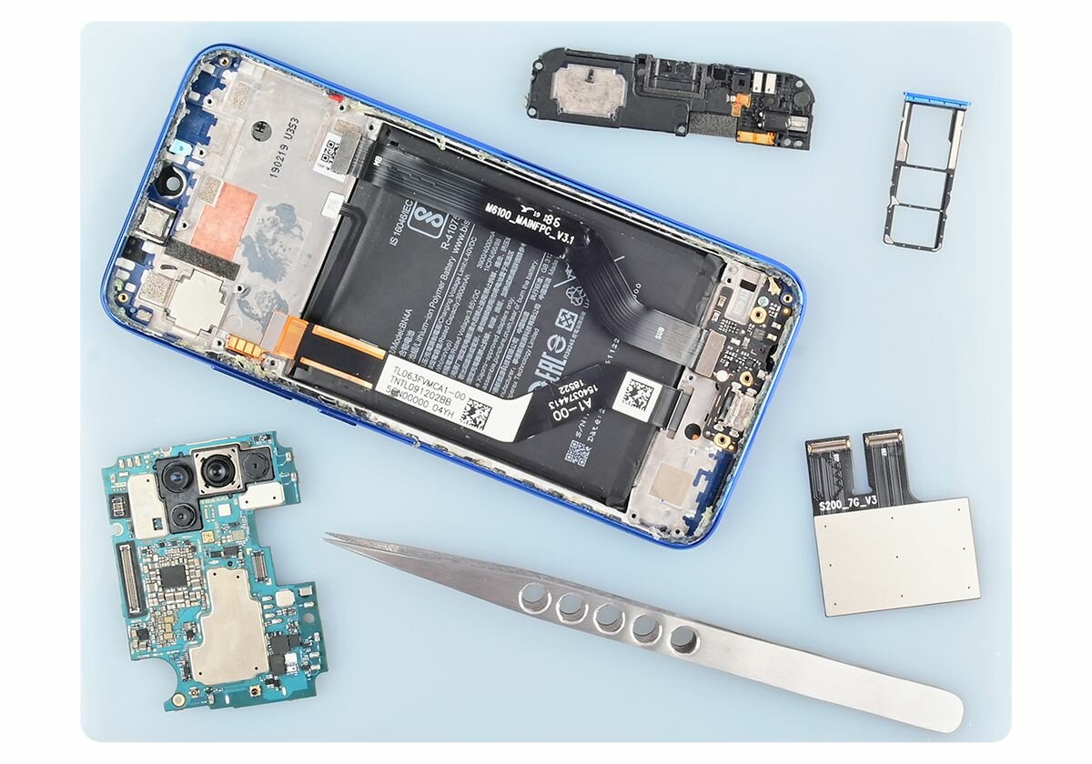 Коврик для пайки силиконовый 9141 термостойкий антистатический 23х18х0,3 см