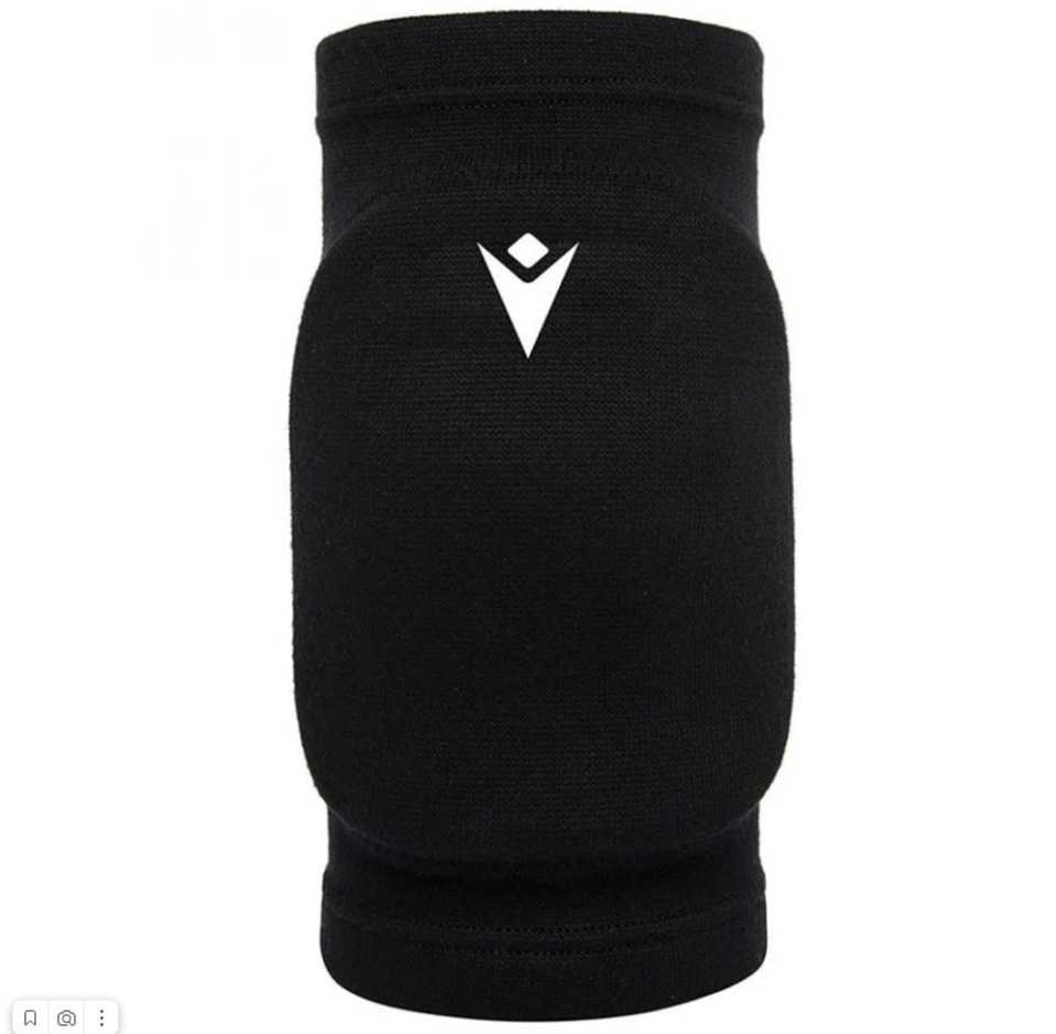 Наколенники волейбольные MACRON Poplar, арт.201309-BK-M, размер M, черные