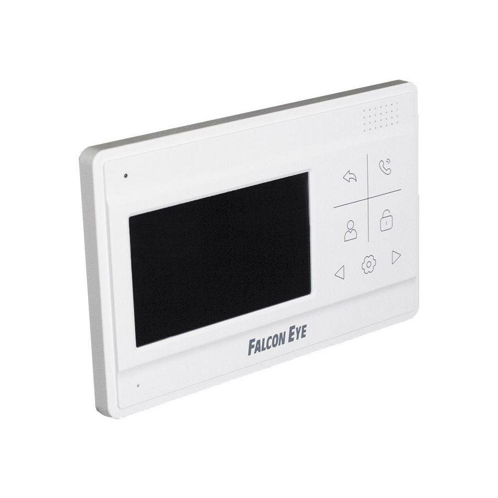 Монитор Falcon Eye Vela, для видеодомофона, цветной TFT LCD 4,3", белый — фото 1