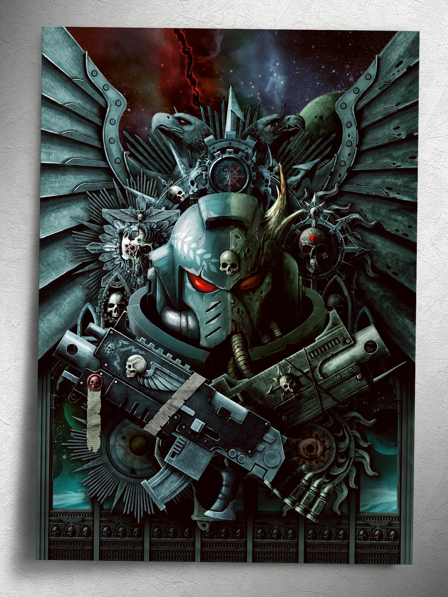 Постер: The grim darkness of the far future(Вархаммер 40000, Warhammer)