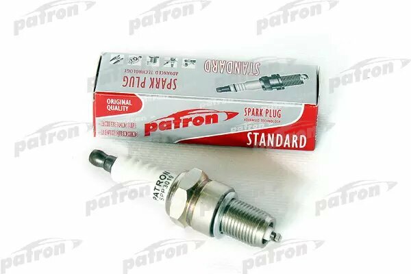 PATRON Свеча зажигания (Standard) ASIA MOTORS, BEDFORD, DAIHATSU, FIAT, HONDA, MARUTI, MAZDA, MITSUBISHI, NISS