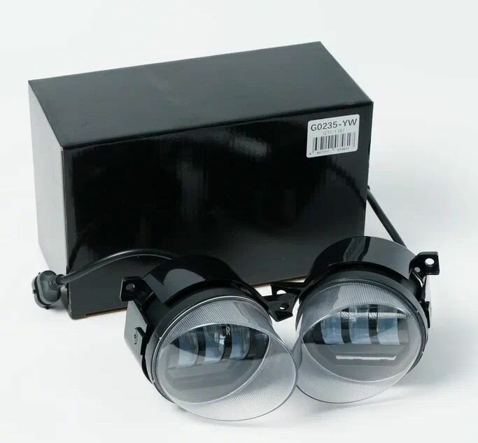 Противотуманная фара LED VOLKSWAGEN POLO (2009-2015) белый/желтый, комплект