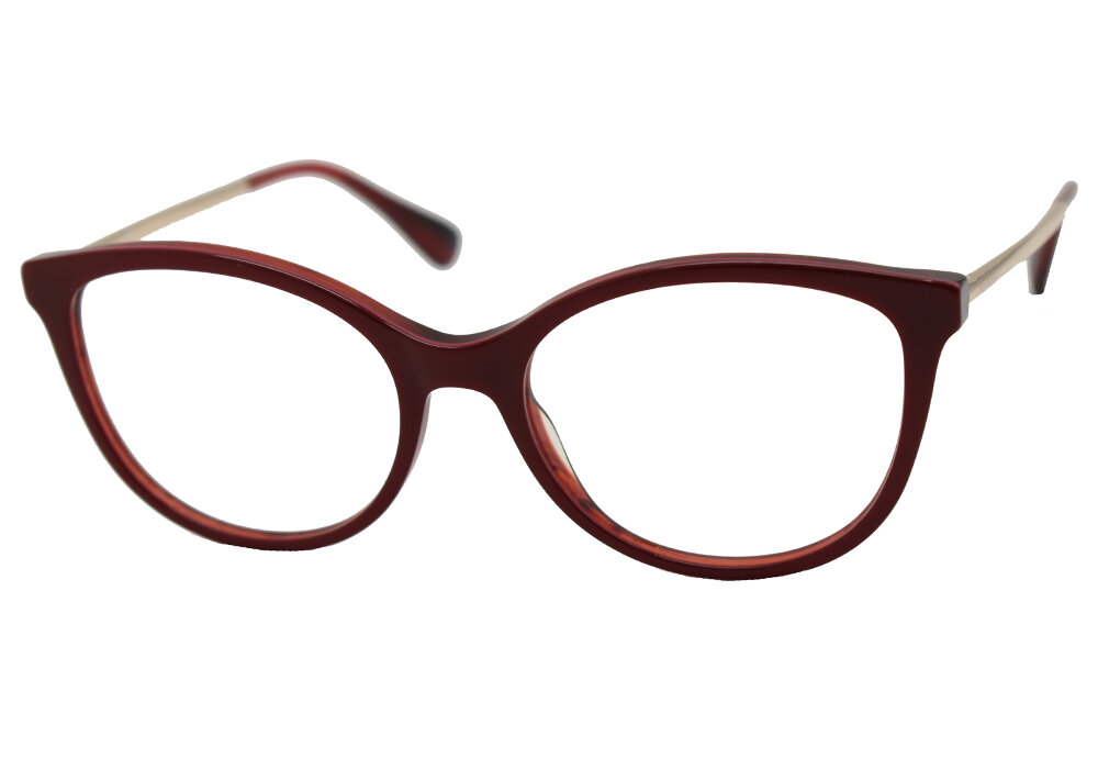 Оправа для очков Max Mara MM 5027 066 пол Женский форма оправы Кошачий глаз цвет оправы Красный-Бордовый