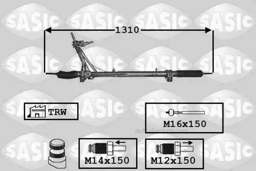 SASIC 7170025 Рул. рейка