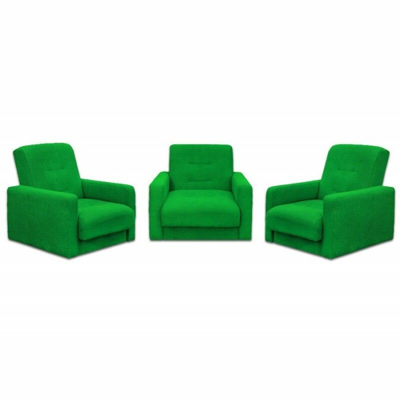 Кресло Fotodivan Милан Зеленый Размеры: Высота 900мм Глубина 780мм Ширина 550мм