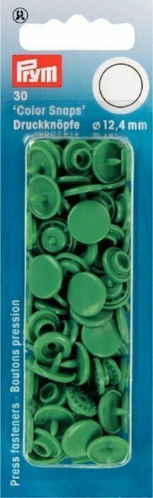 Кнопки Color Snaps, цвет зеленый 12,4мм 30 шт в уп PRYM 393129