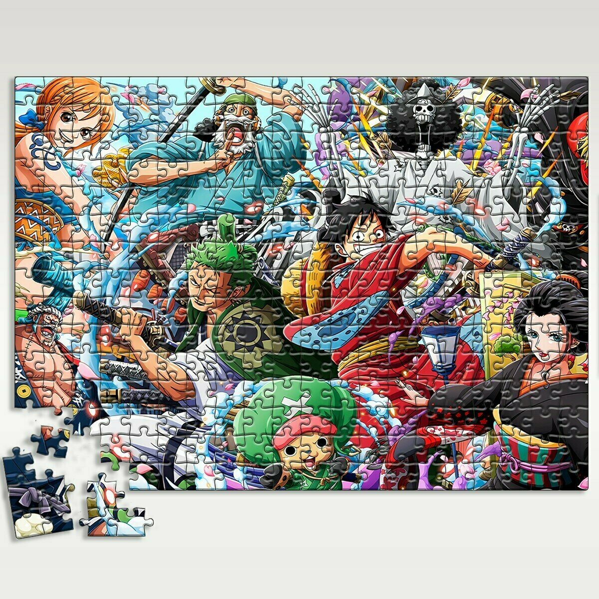 Пазл картонный А3: модель аниме Ван Пис One Piece - 8118