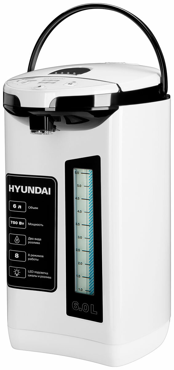 Термопот Hyundai HYTP-4850 6л. 750Вт белый/черный