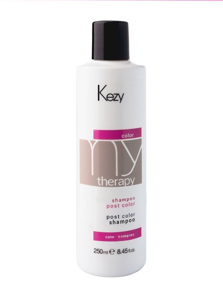 Шампунь KEZY My Therapy Post Color Shampoo, Шампунь после окрашиваня с экстрактом граната, 250 мл
