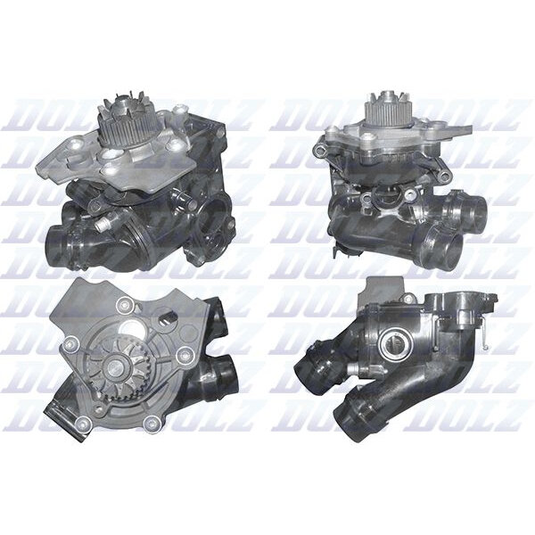 Насос водяной помпа для автомобиля Audi Volkswagen Seat Skoda, DOLZ A232 (1 шт.)
