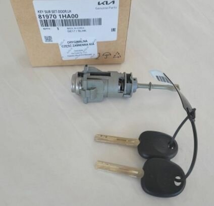 Замок двери передней левой с 2-мя ключами для Kia Ceed 2006-2012 / арт. 819701HA00 / бренд MOBIS