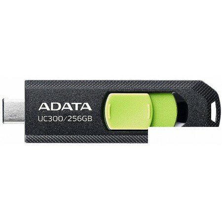 USB Flash ADATA UC300 256GB (черный/зеленый)