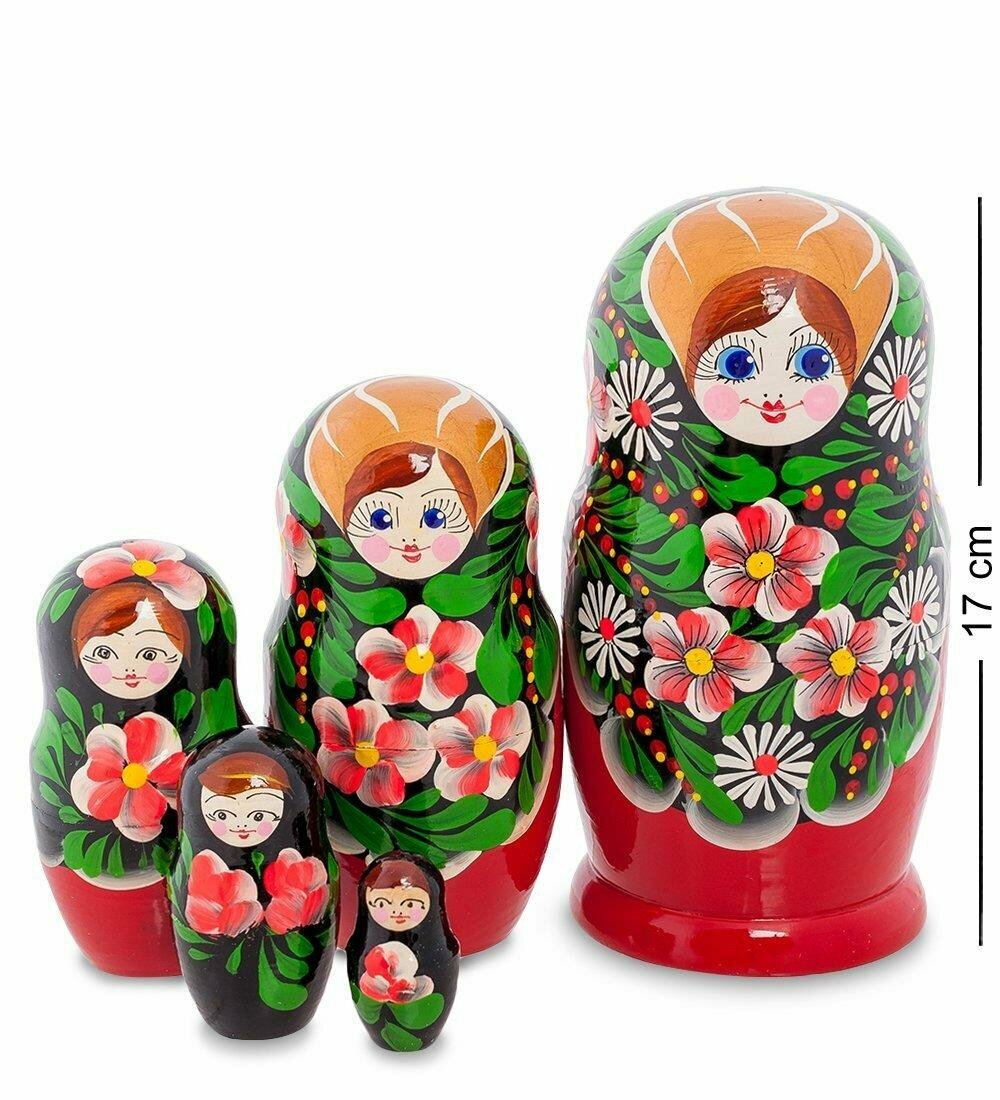Матрешка 5м "Аксиньюшка" МР-43/4-A Народные промыслы Дерево липа, краски, лак