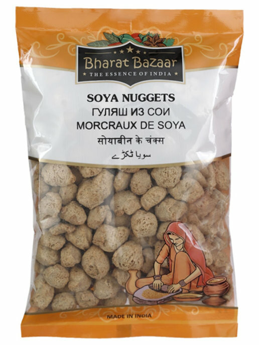 SOYA NUGGETS, Bharat Bazaar (гуляш из СОИ, Бхарат Базар), 150 г.