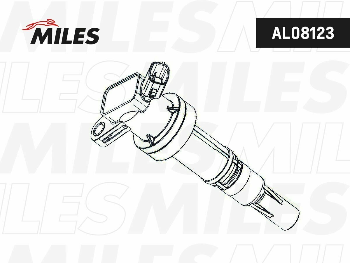 Катушка зажигания KIA Rio(FB)/Hyundai Solaris(HCR), MILES, AL08123