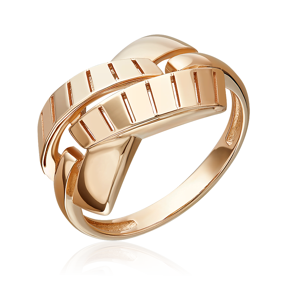 Кольцо, красное золото, 585 проба