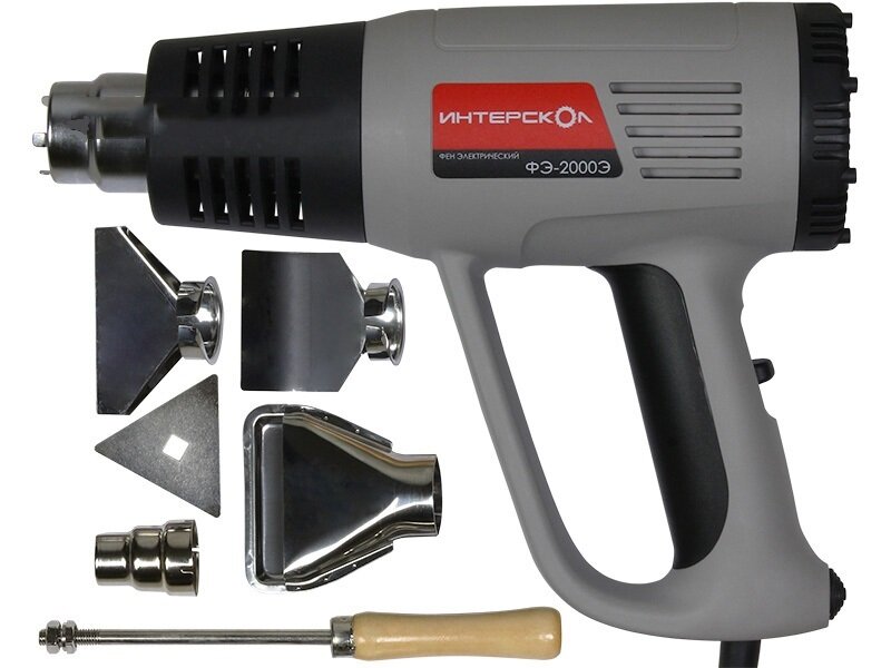 Фен технический Интерскол ФЭ-2000Э Кейс