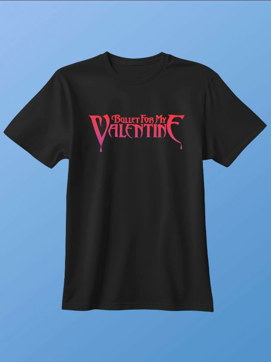 Футболка с надписью Bullet for My Valentine